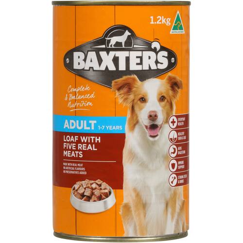 Baxters Dog Food Loaf Five Meat 1.2kg | bunch