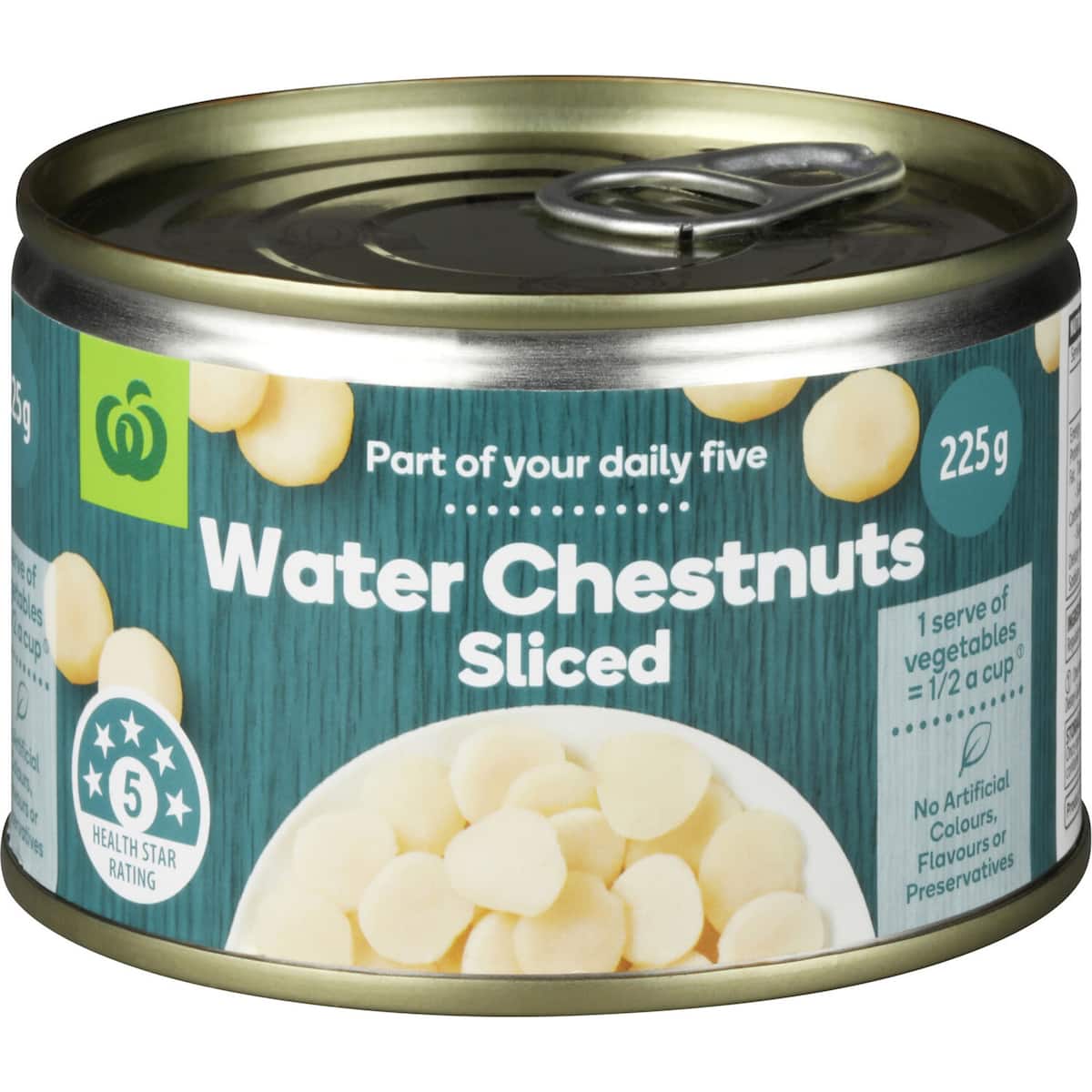 Woolworths Water Chestnut Sliced 225g | bunch