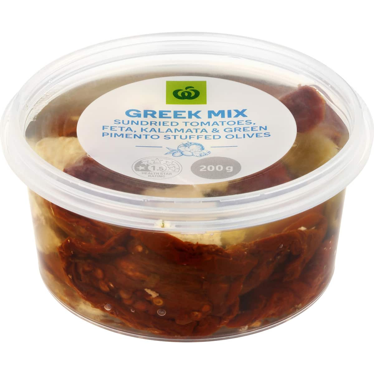 Woolworths Greek Mix 200g | bunch