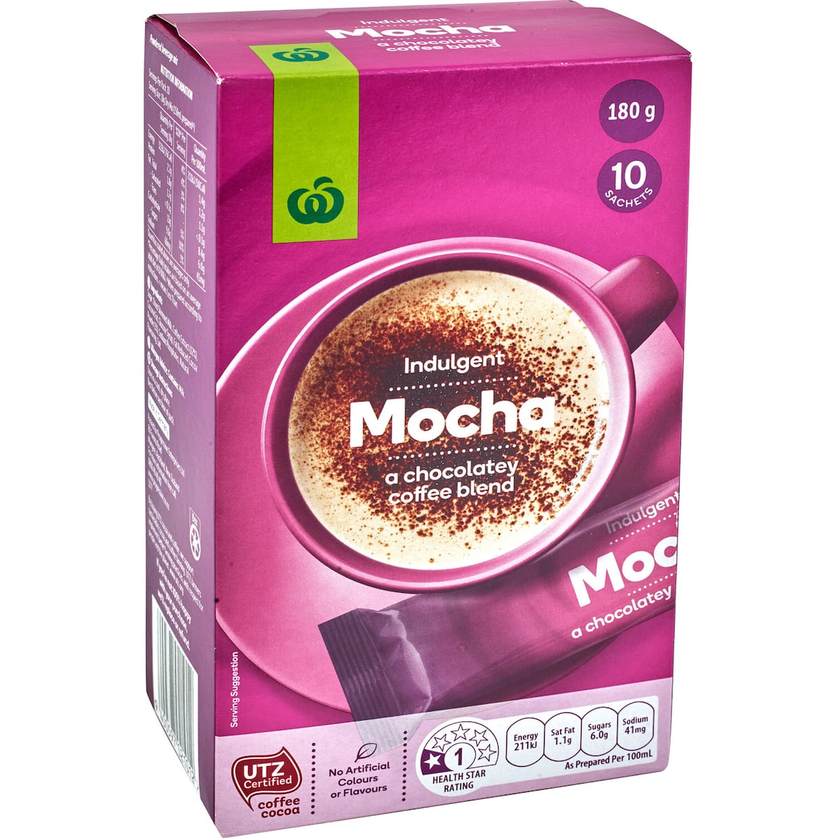 Woolworths Stick Cafe Mocha 10pk | bunch