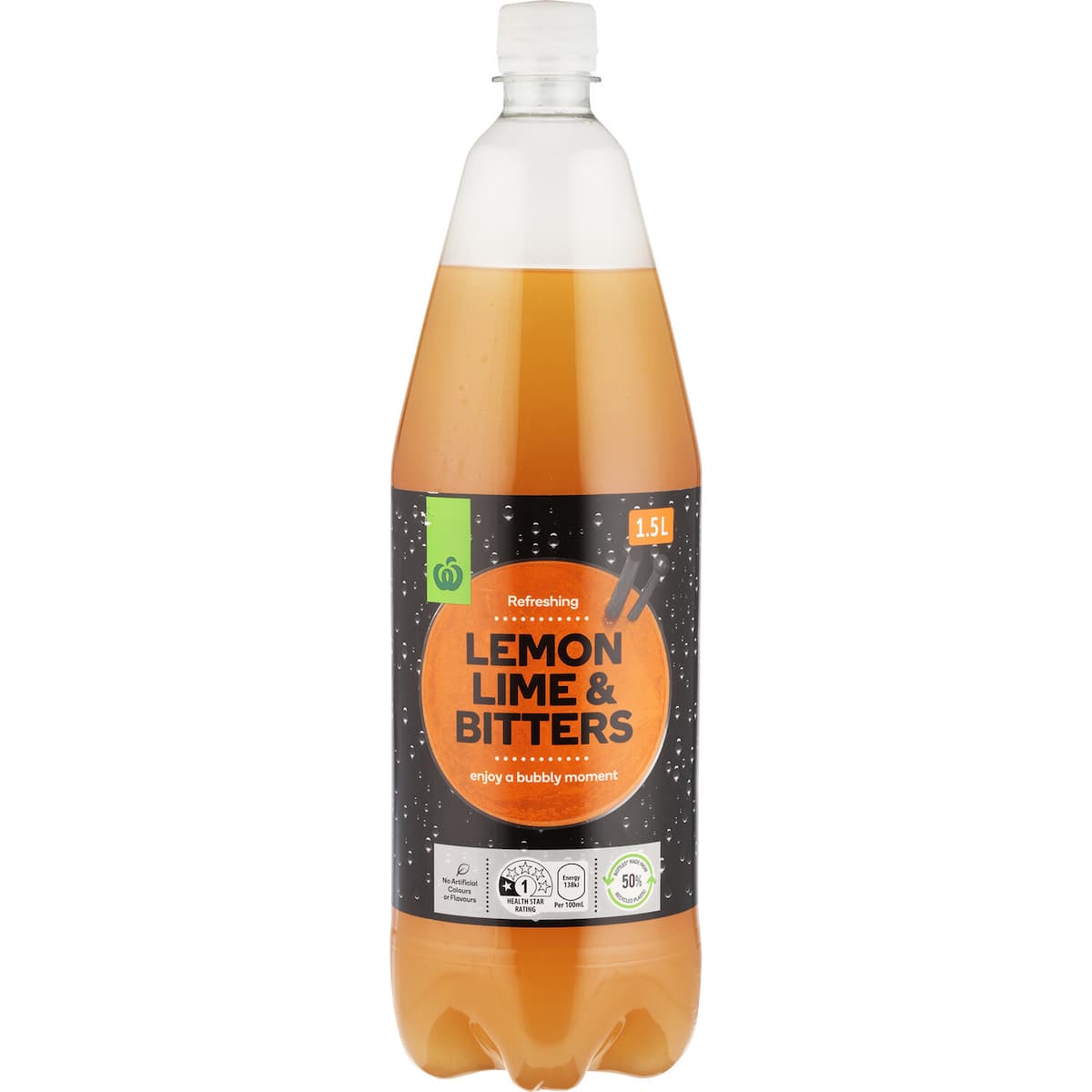 Woolworths Lemon Lime And Bitters 1.5L | bunch