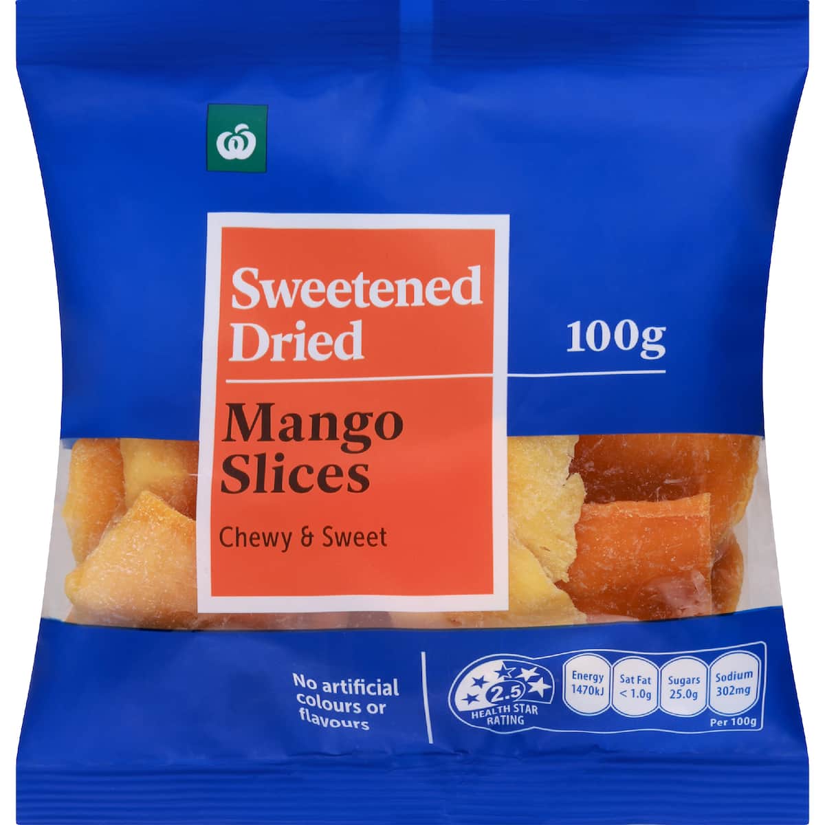 Woolworths Dried Mango 100g | bunch