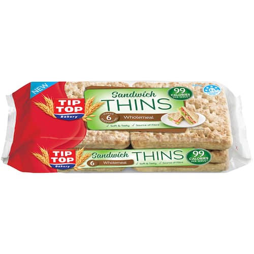 Bread Sandwich Thins Natures Own Sandwich Rounds, Pre Sliced