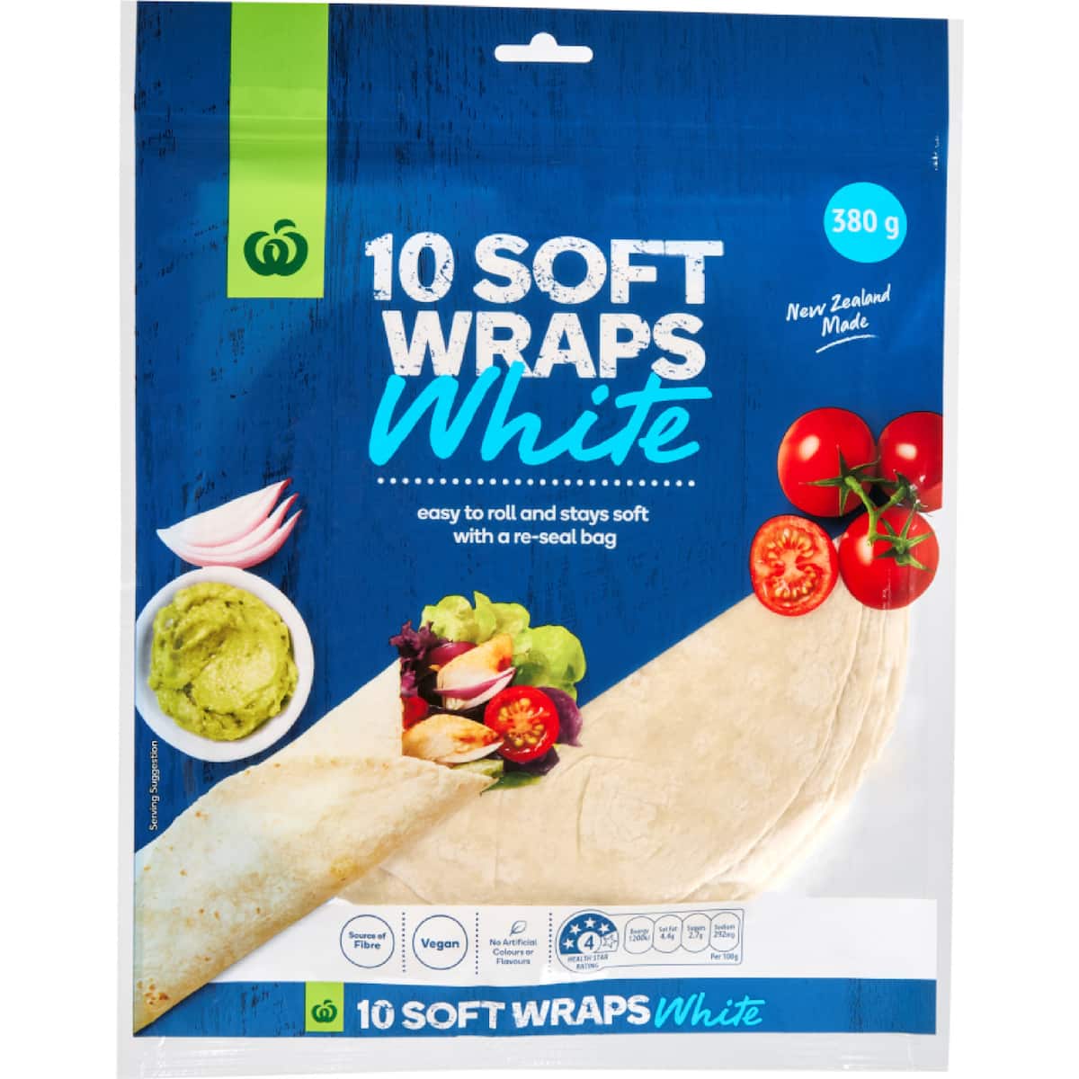Woolworths White Wraps 10pk | bunch