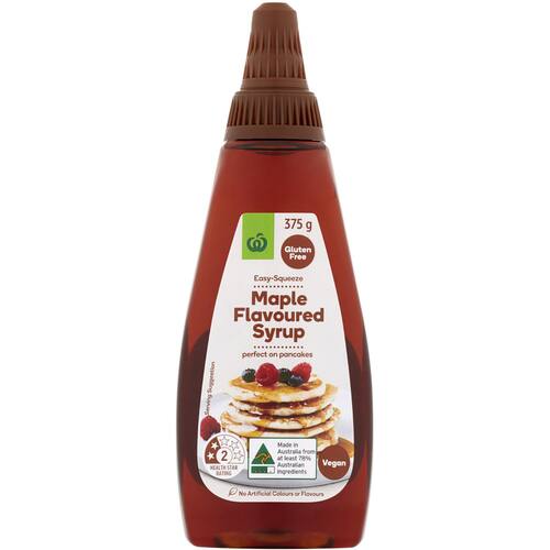 Woolworths Flavoured Maple Syrup 375g | bunch