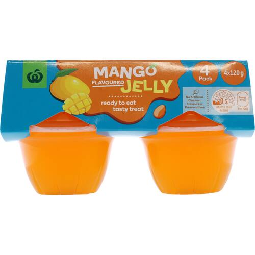 Woolworths Mango Jelly 120g 4pk | bunch