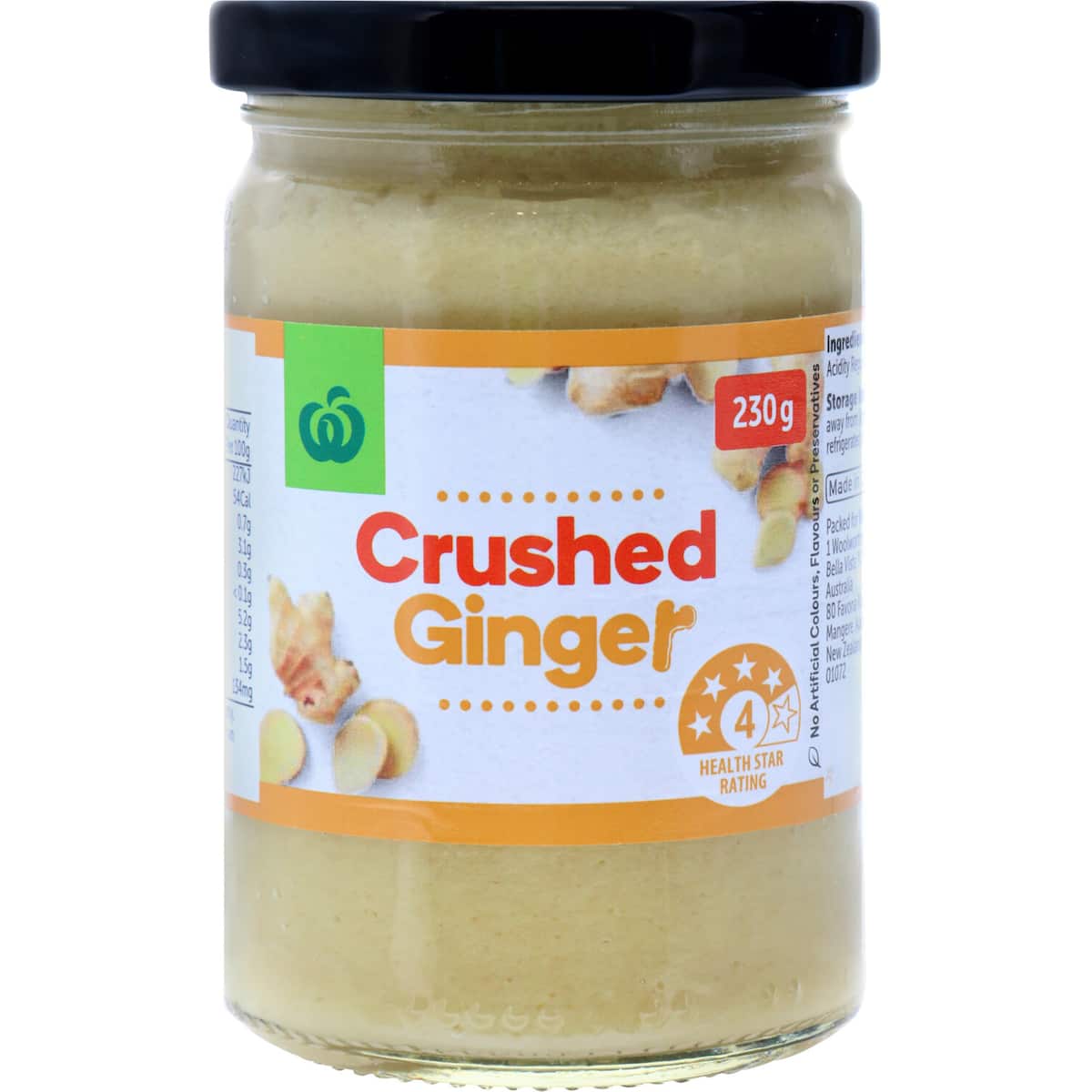 Woolworths Crushed Ginger 230g | bunch