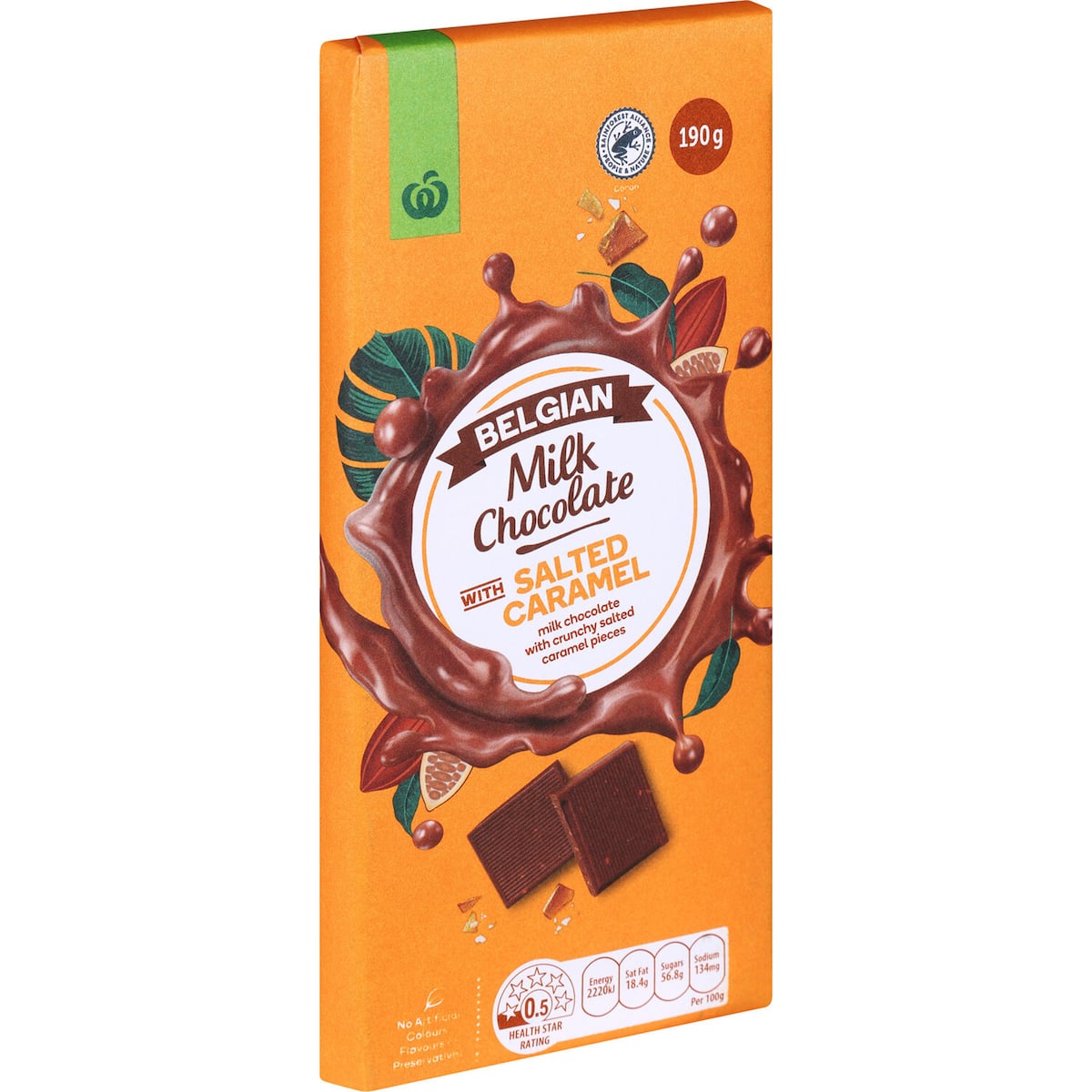 Woolworths Chocolate Block Salted Caramel 190g | bunch