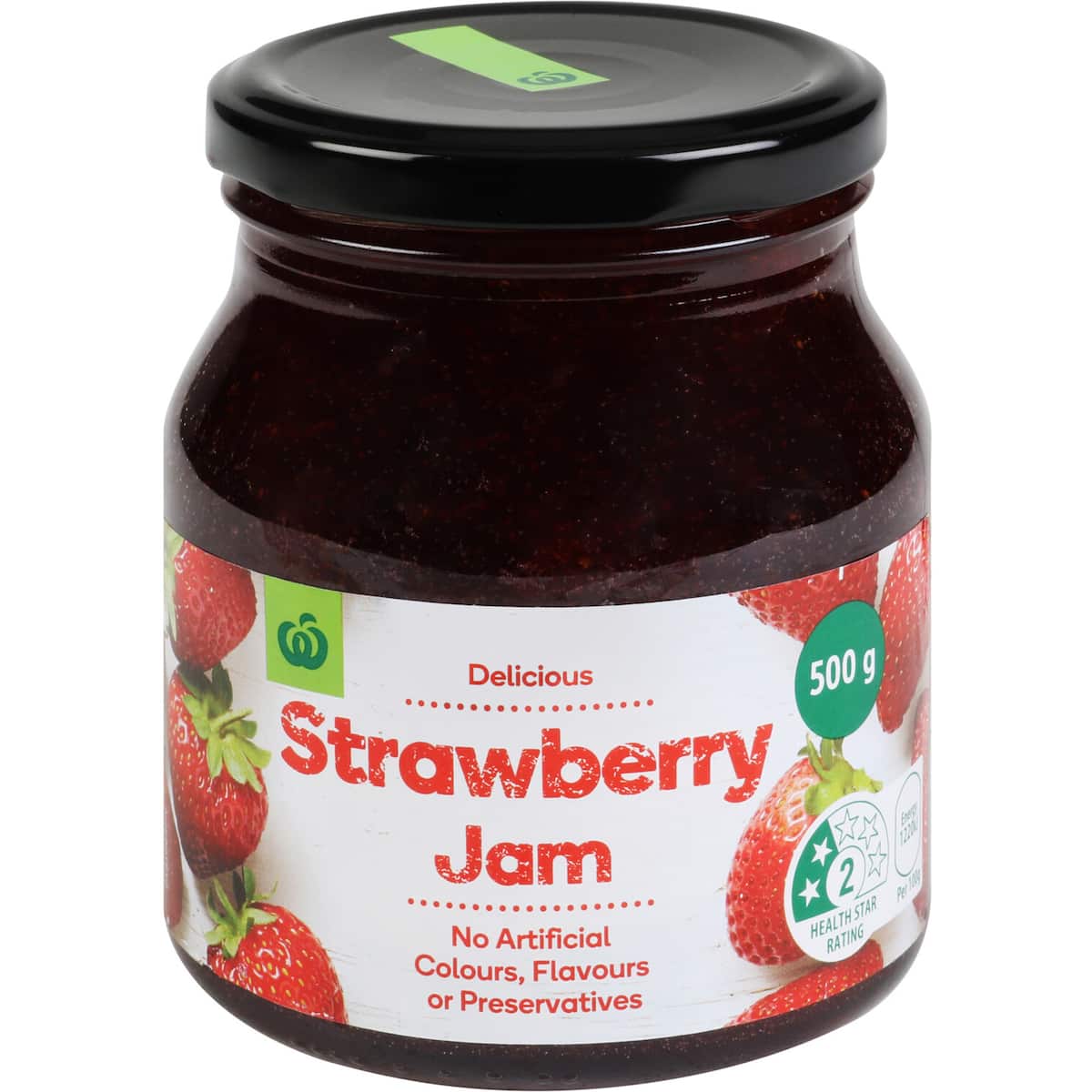 Woolworths Strawberry Jam 500g | bunch
