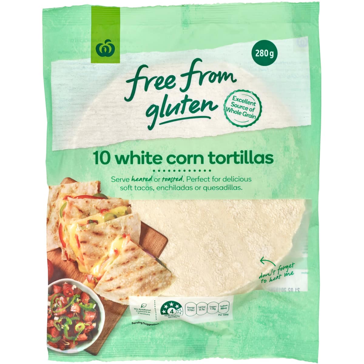Free From Gluten Tortilla Corn 280g | bunch