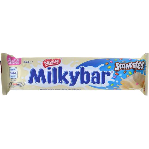 Milky Bar Smarties New Mini Size Bars For Milkybar And Smarties