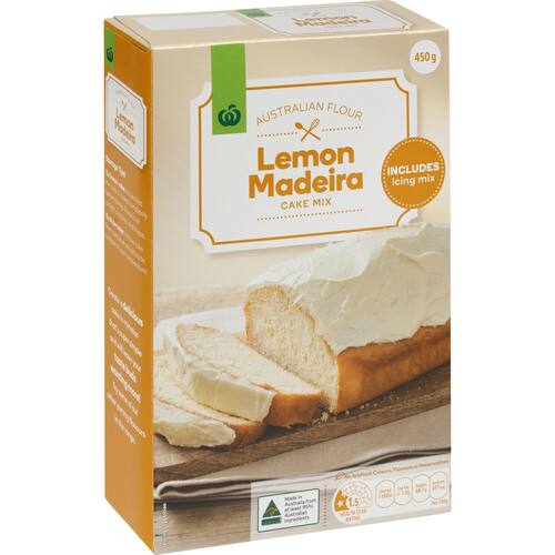 Woolworths Lemon Madeira Cake With Icing 450g | bunch