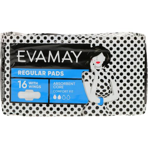 Evamay Regular pads 16 pkt | bunch