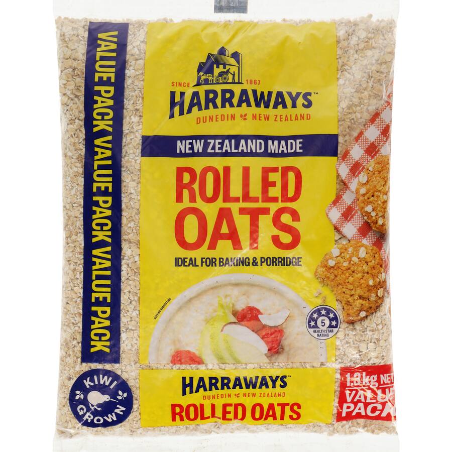 Rolled Oats 100% Rolled Oats 1kg – Yoga Bars