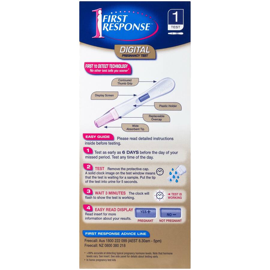 First Response Digital Pregnancy Test