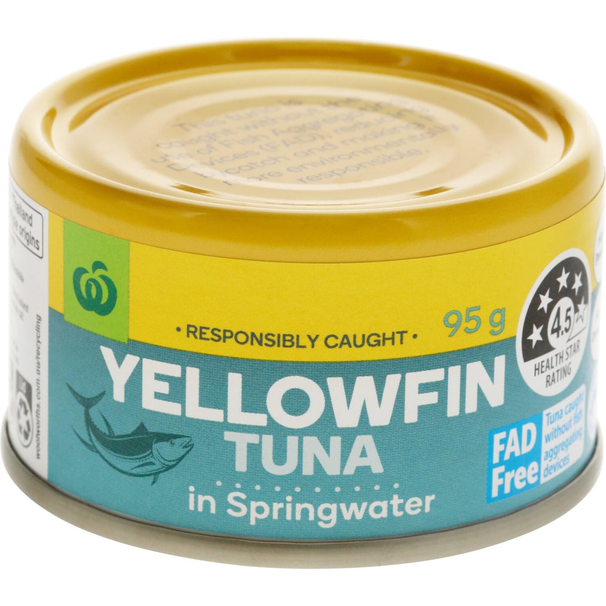 Woolworths Tuna Yellowfin Chunks Spring Water 95g | bunch