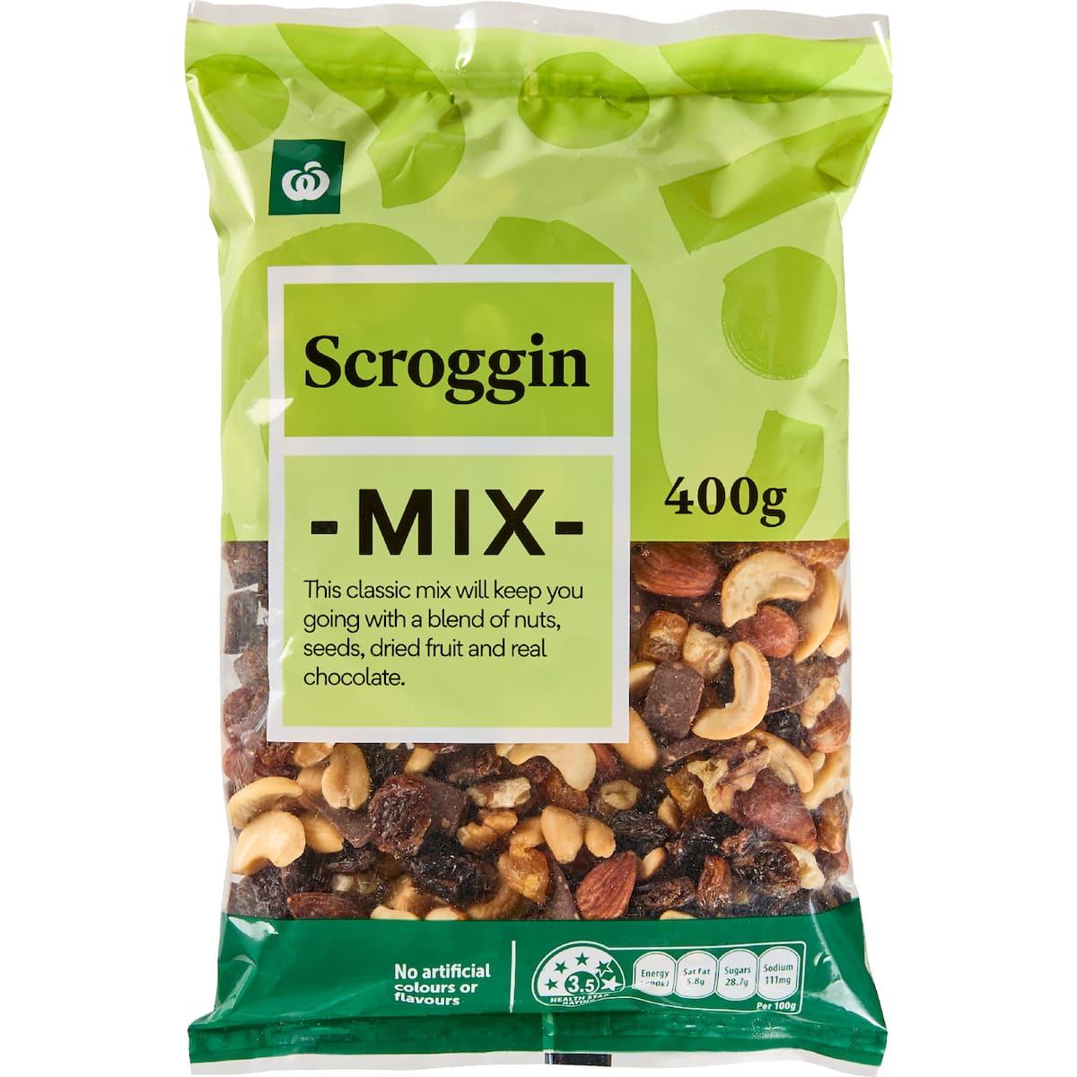 Woolworths Snack Mix Scroggin 400g | bunch